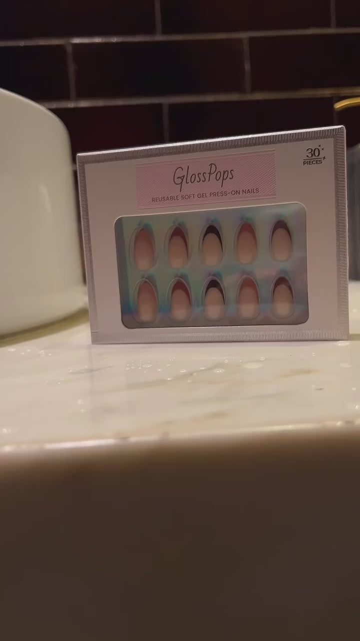 Chocochip Press on Nails Premium False Nails Gloss Pops | glosspops